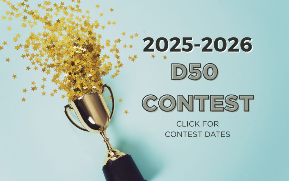 2025-2026 D50 Contests | District 50 Toastmasters